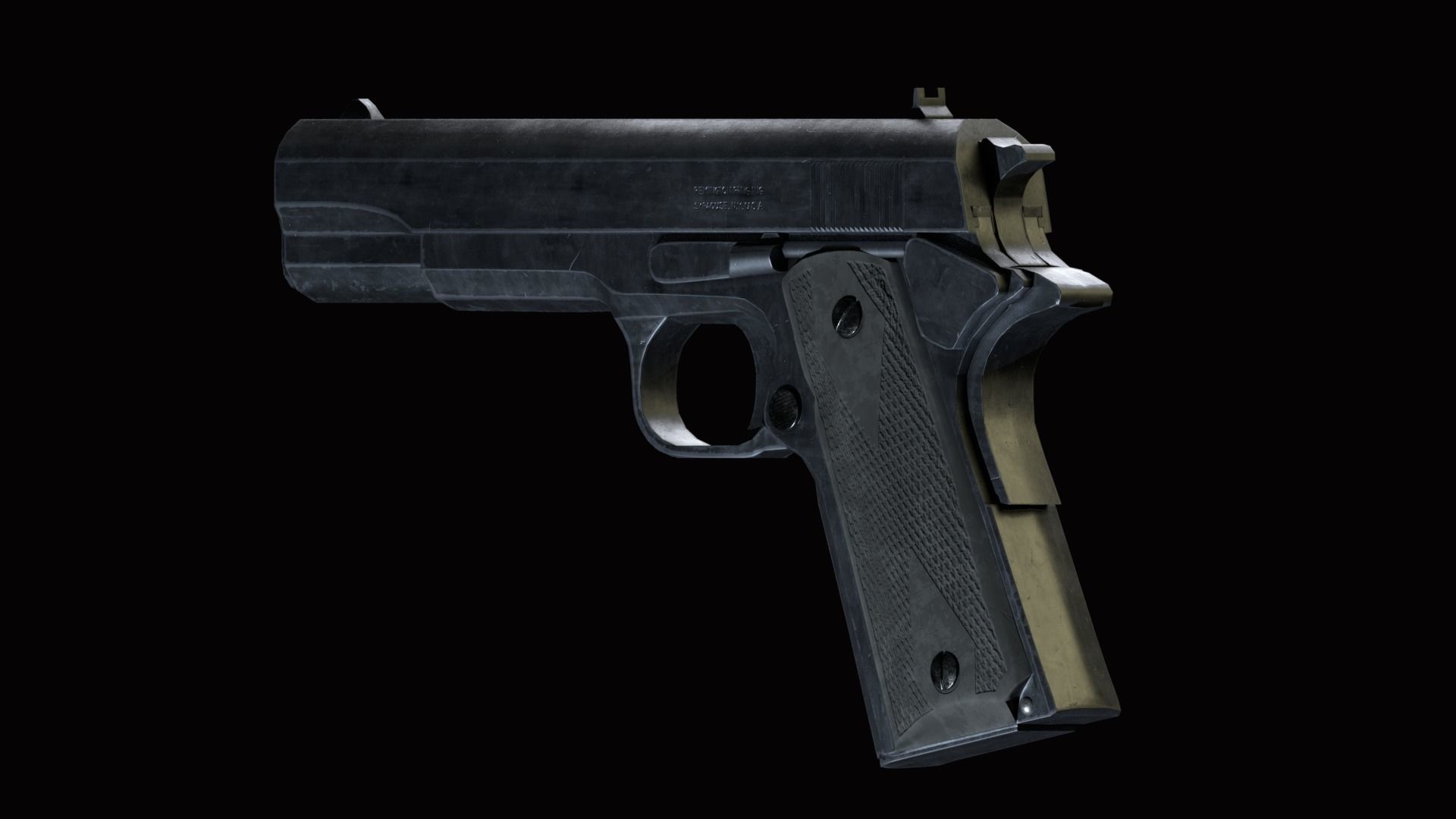 3D model Clt-1911 WW2 Realistic sidearm VR / AR / low-poly | CGTrader