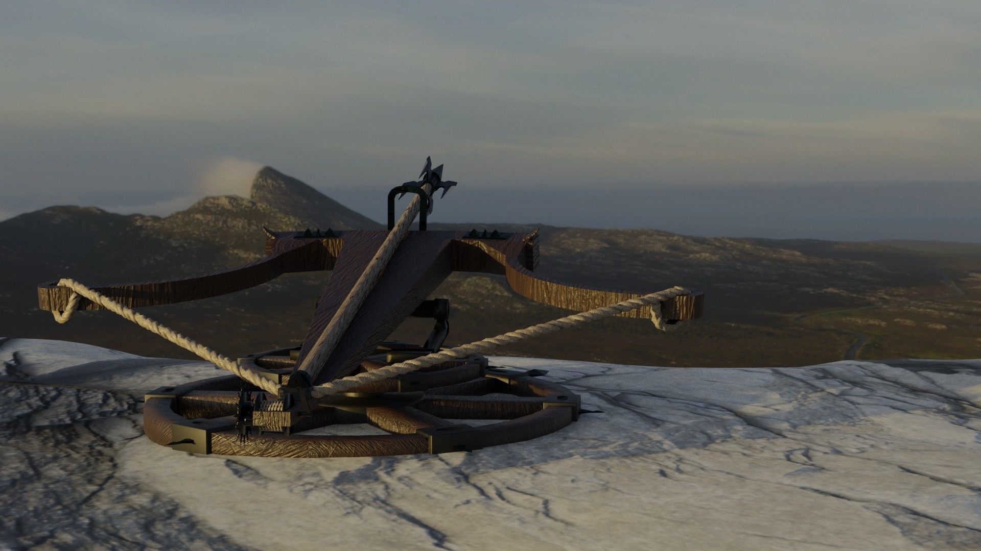 Ballista Tower 3D | CGTrader
