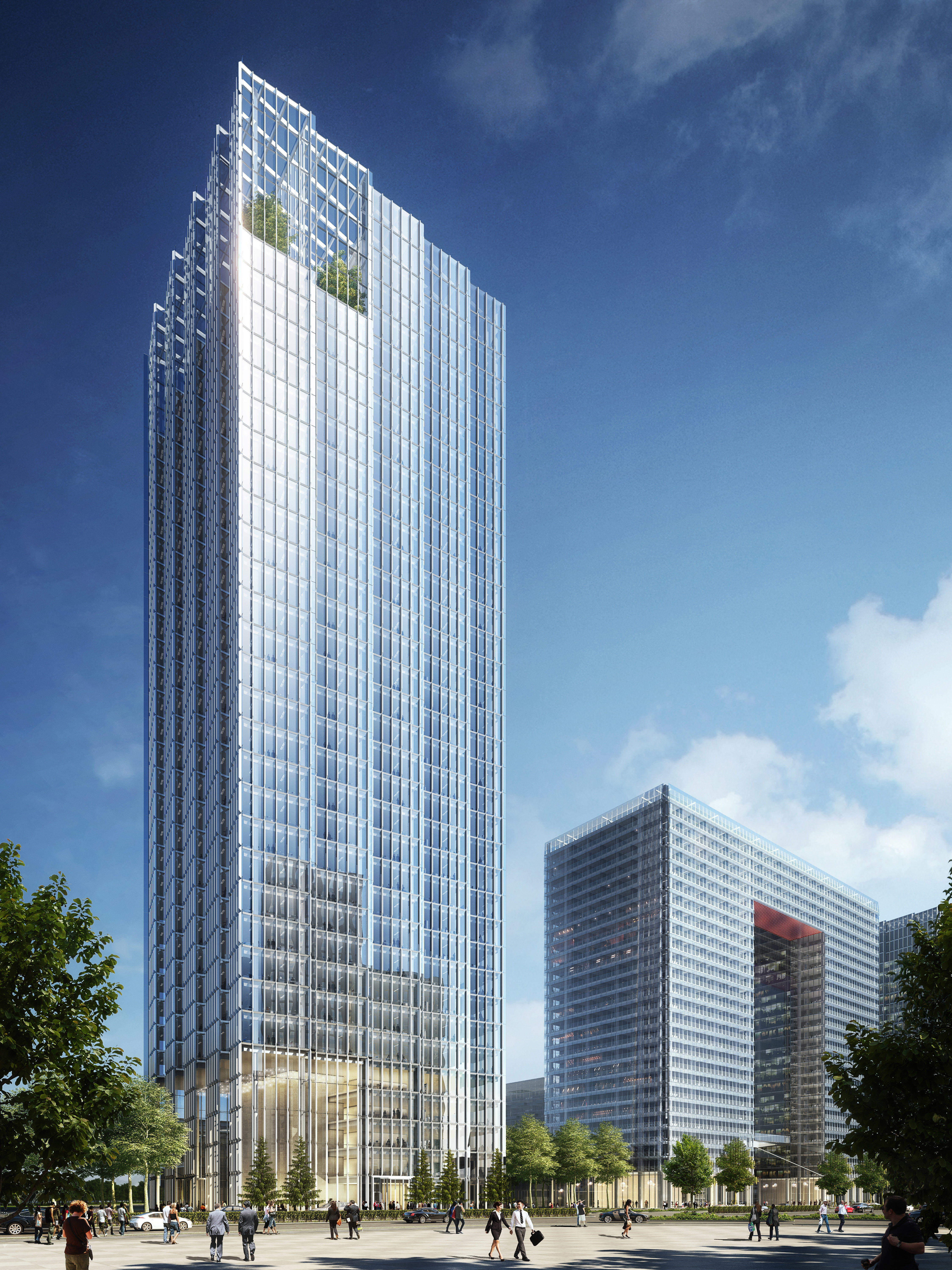 Skyscraper Office Building 005 3D | CGTrader