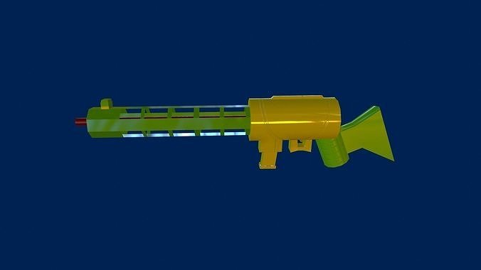 3D model Game Ready Gun toy VR / AR / low-poly | CGTrader