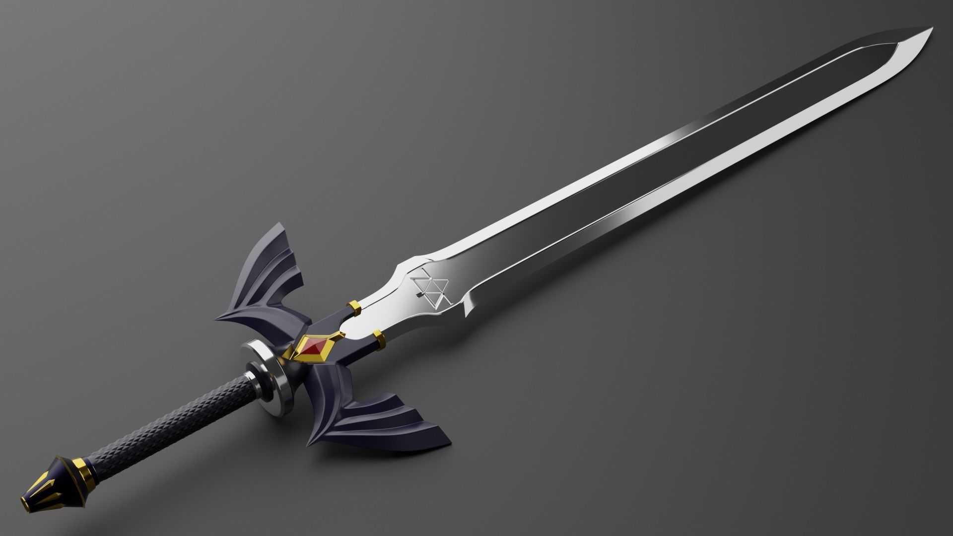 3D model Zelda master sword VR / AR / low-poly | CGTrader
