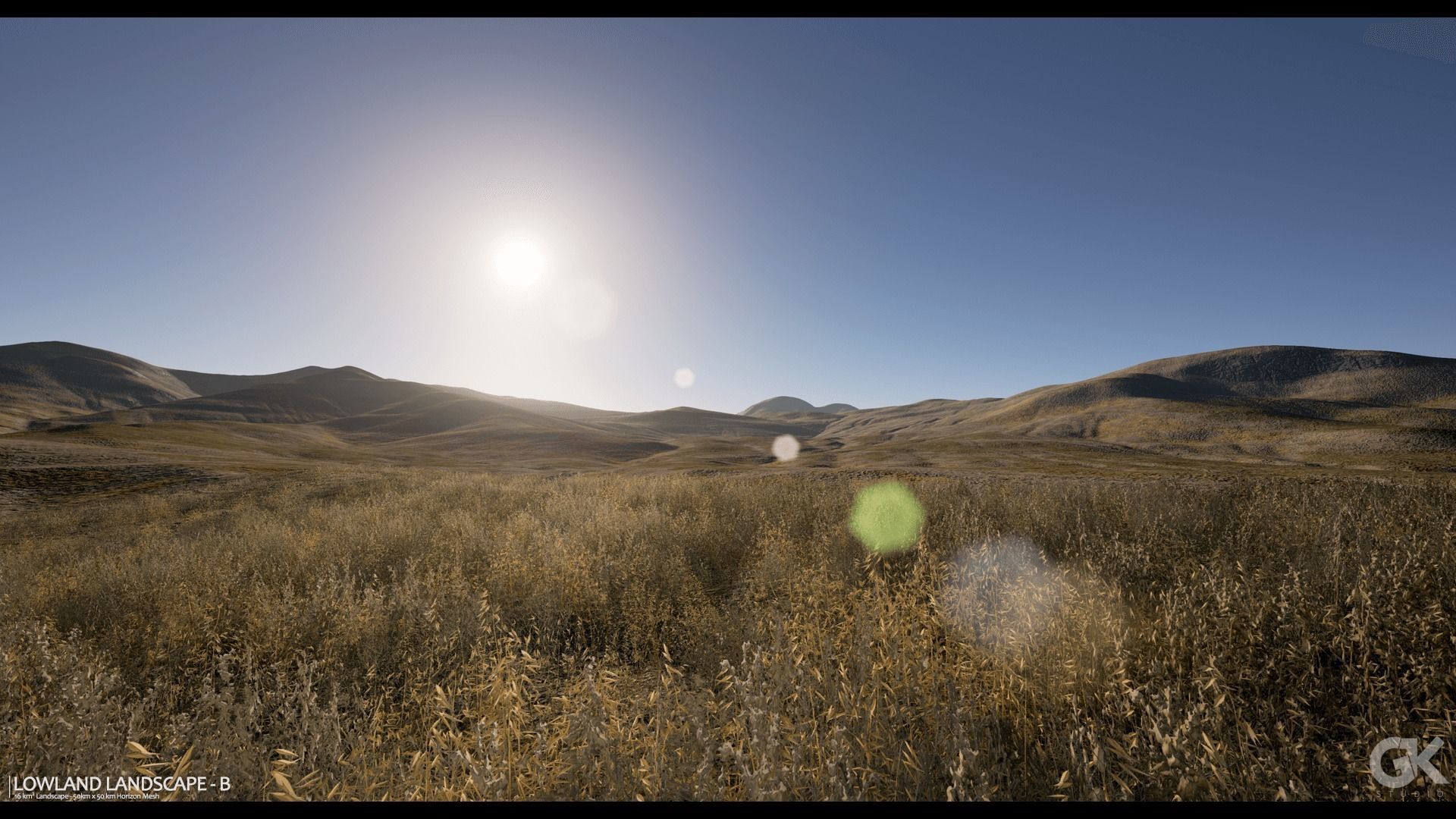 3D model Lowland Landscape - B VR / AR / low-poly | CGTrader