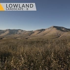 3D model Lowland Landscape - B VR / AR / low-poly | CGTrader