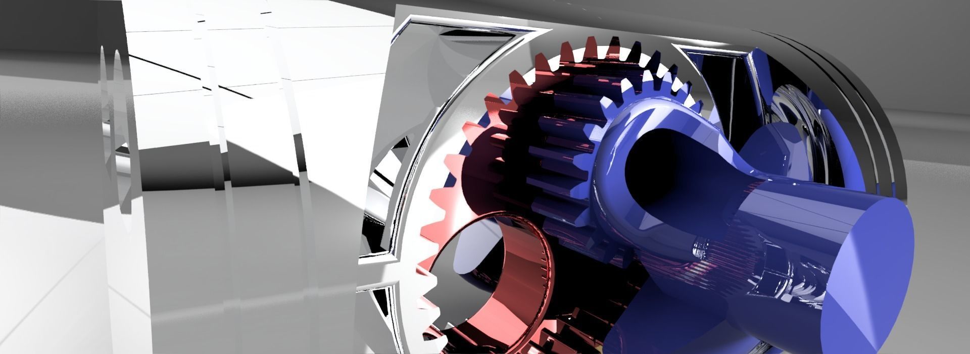 Concept Opposed piston Engine 3D model 3D printable | CGTrader