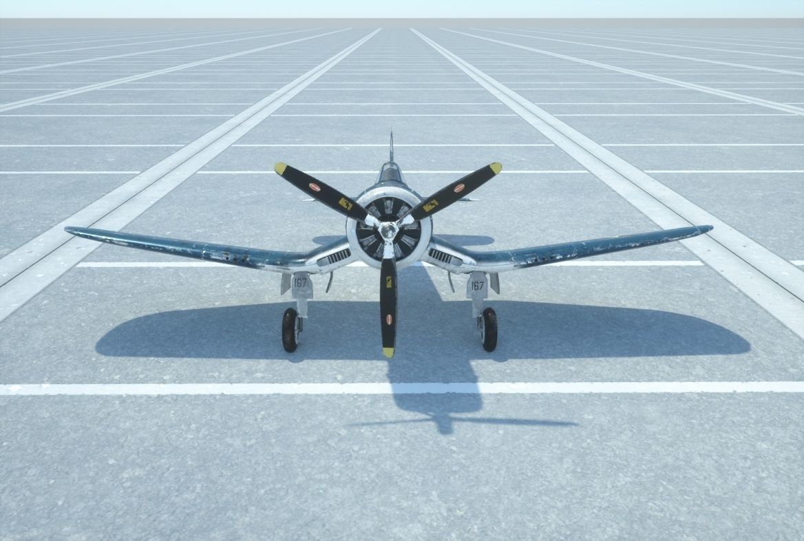 F4U Corsair 3D model | CGTrader