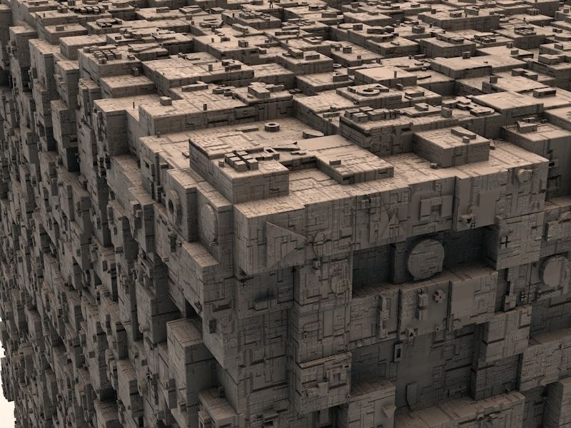 Sci-Fi Shapes - The Cube 3D Model OBJ 3DS FBX C4D DAE - CGTrader.com