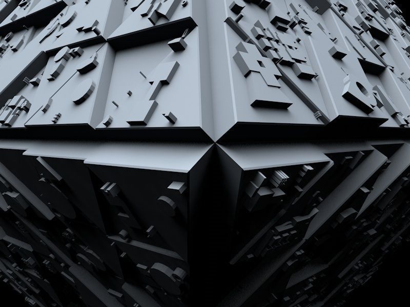 Sci-Fi Shapes - The Diamond 3D Model .obj .3ds .fbx .c4d .dae ...