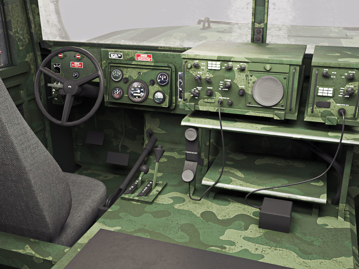 Humvee Military M1151 3D model | CGTrader