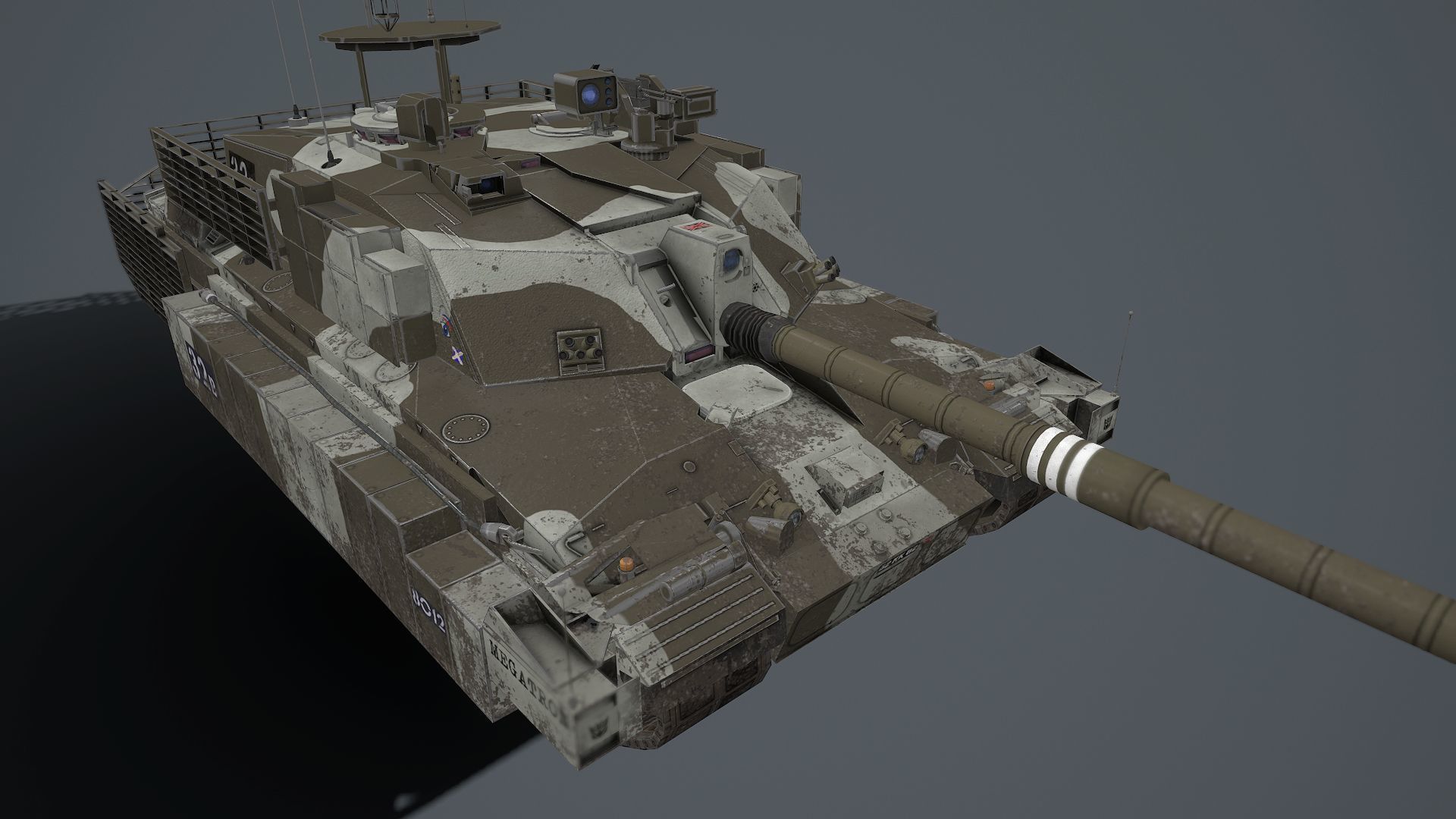 3D model challenger-2 TES MEGATRON VR / AR / low-poly | CGTrader