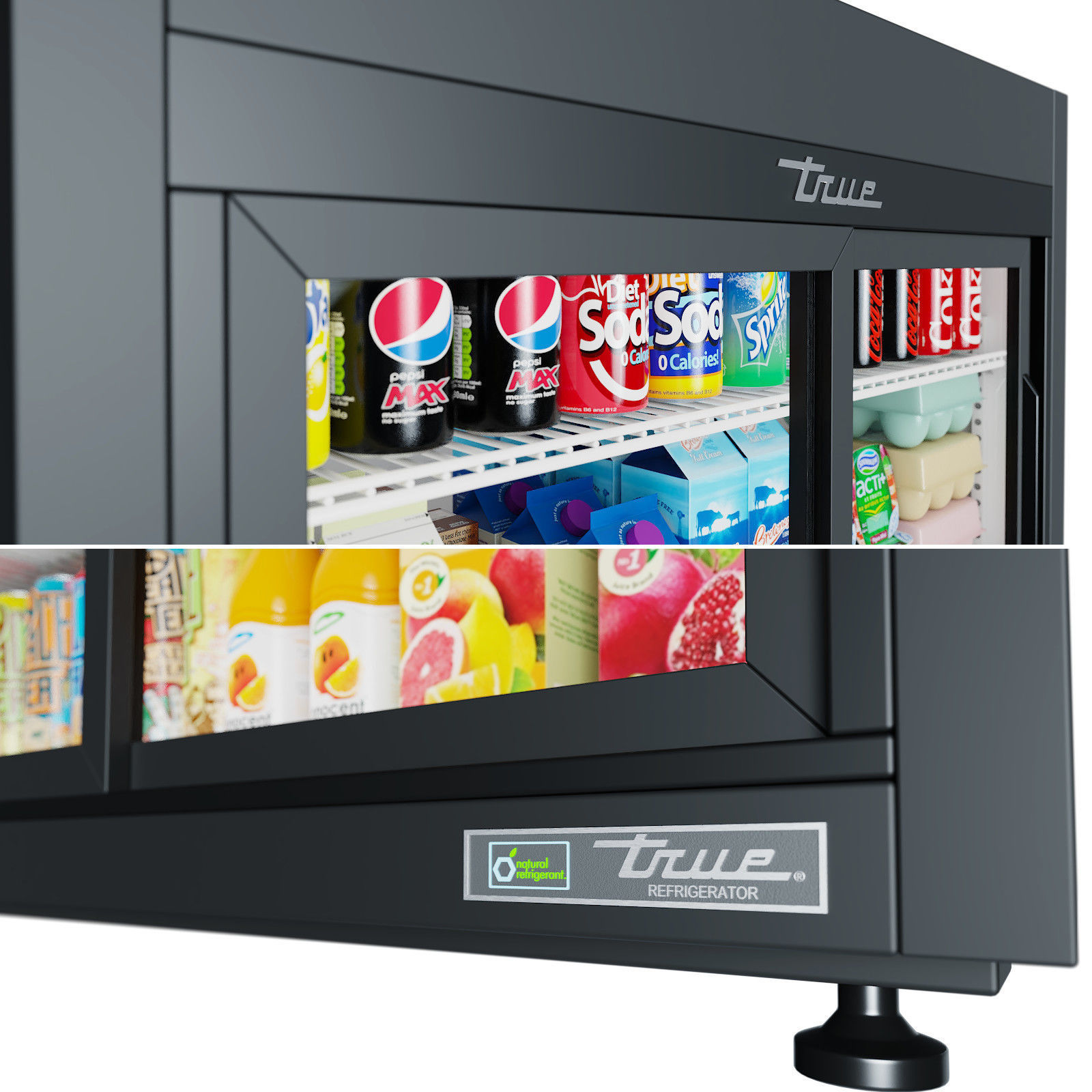 True Countertop Refrigerator 3D model | CGTrader