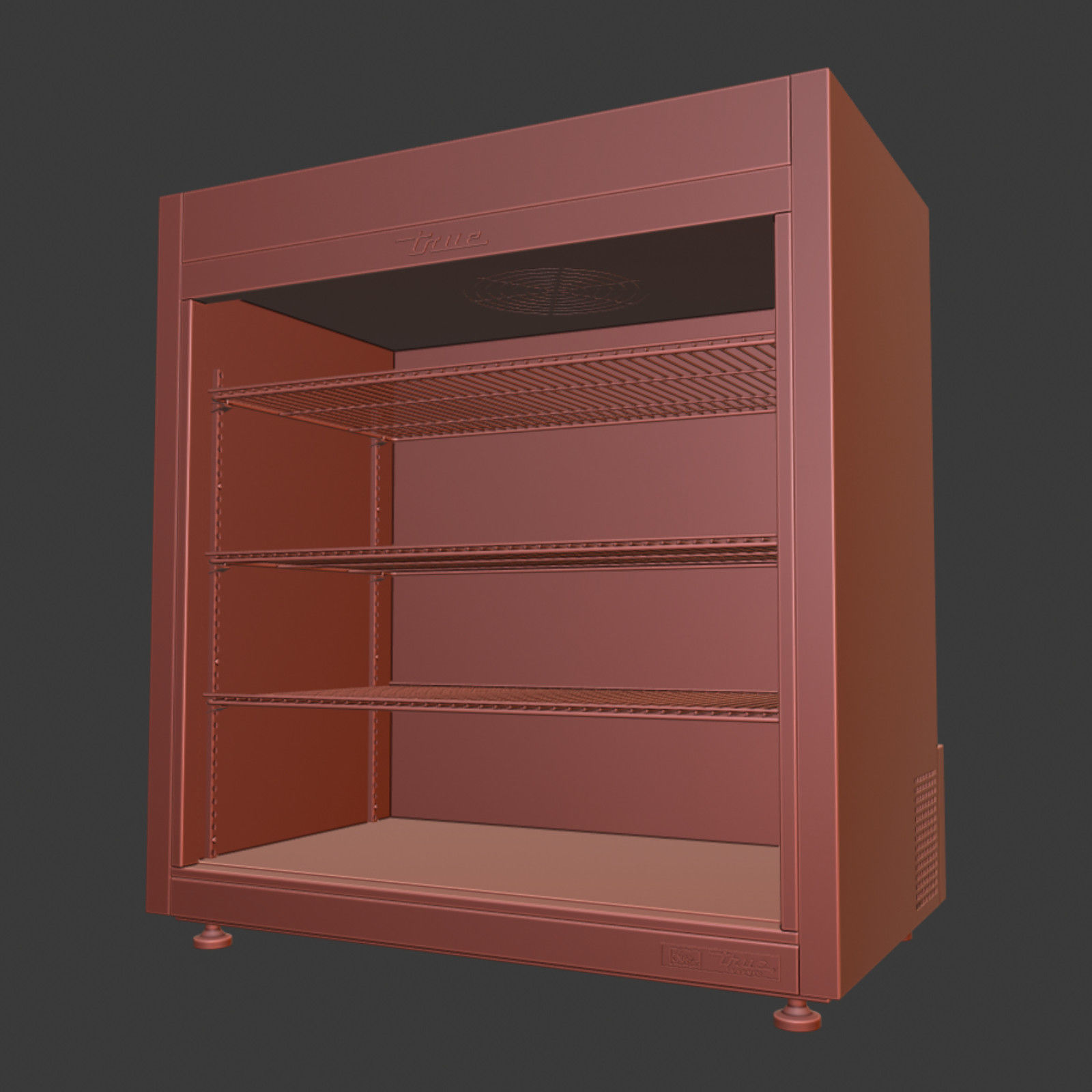 True Countertop Refrigerator 3D model | CGTrader