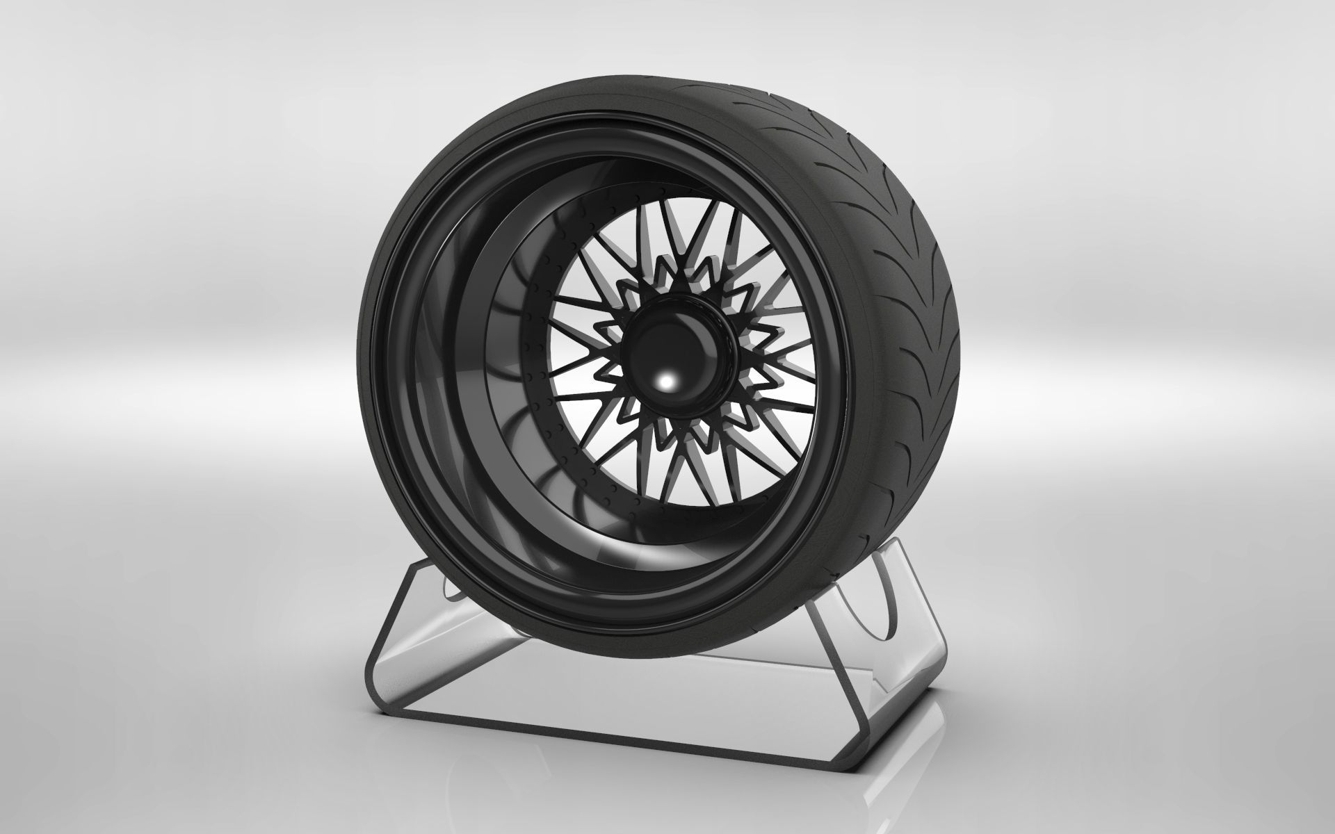 Custom Drift Rims 3D model 3D model | CGTrader