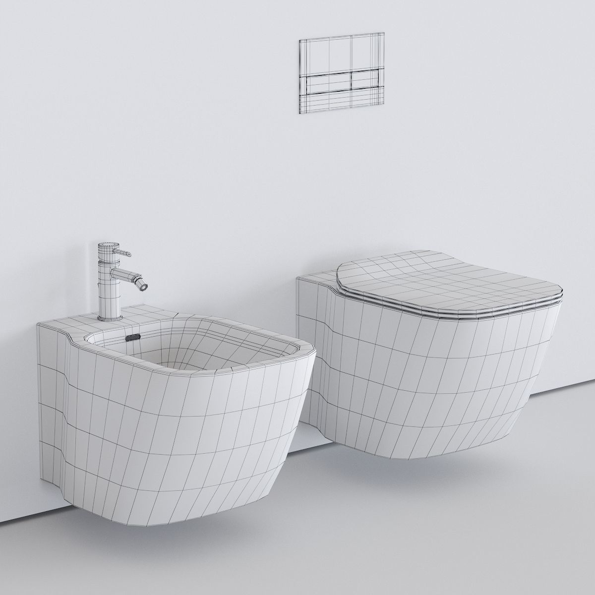 3D model Noken ESSENCE-C Wall-Hung WC VR / AR / low-poly | CGTrader