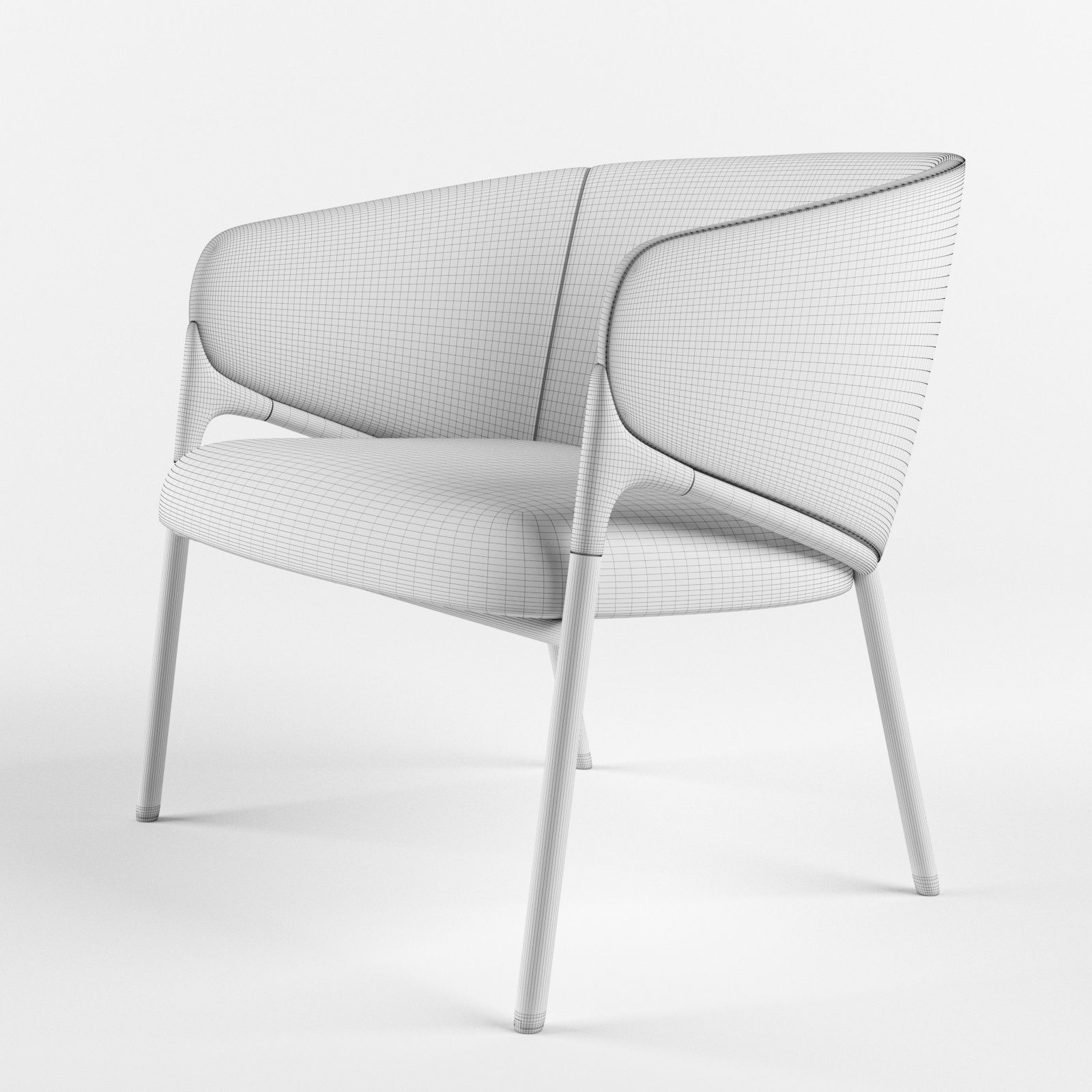 Segis Hammer Armchair 3D model | CGTrader