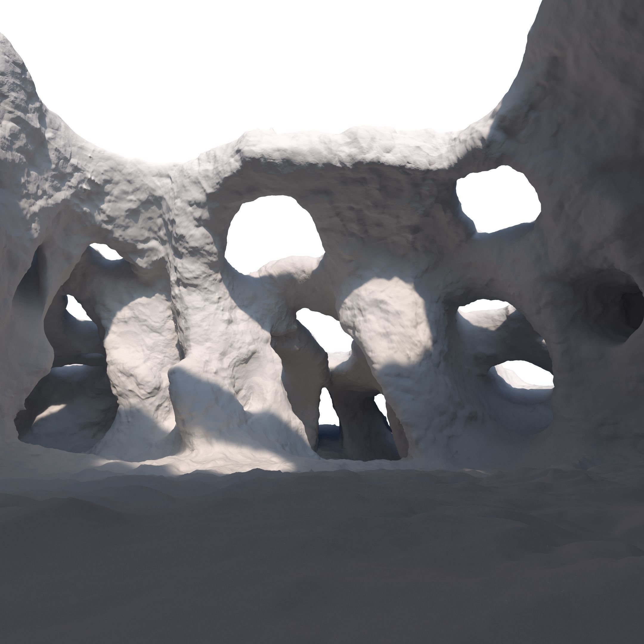 Underwater cavern 3D model | CGTrader