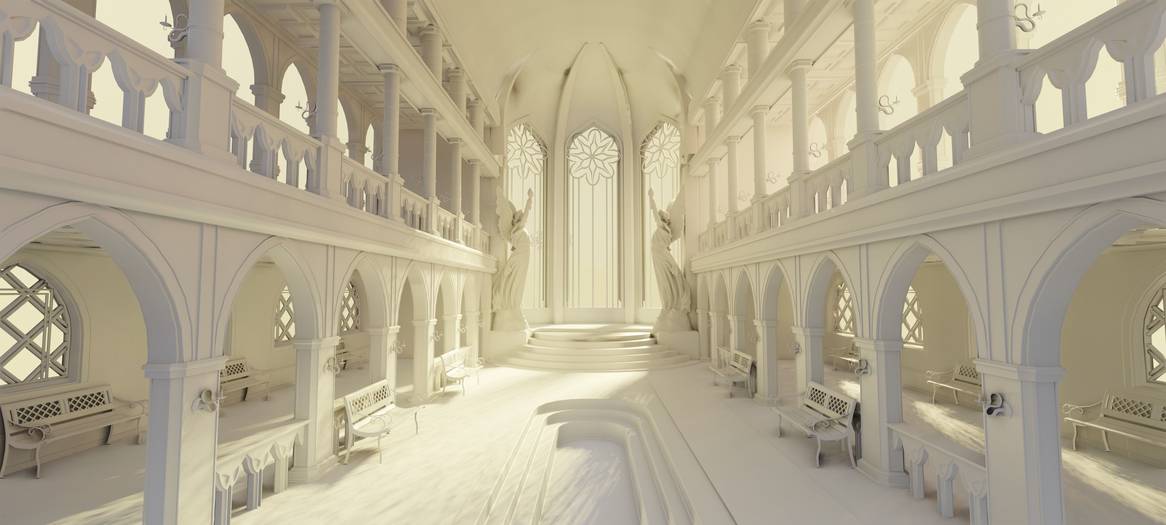 medieval palace 3D model | CGTrader
