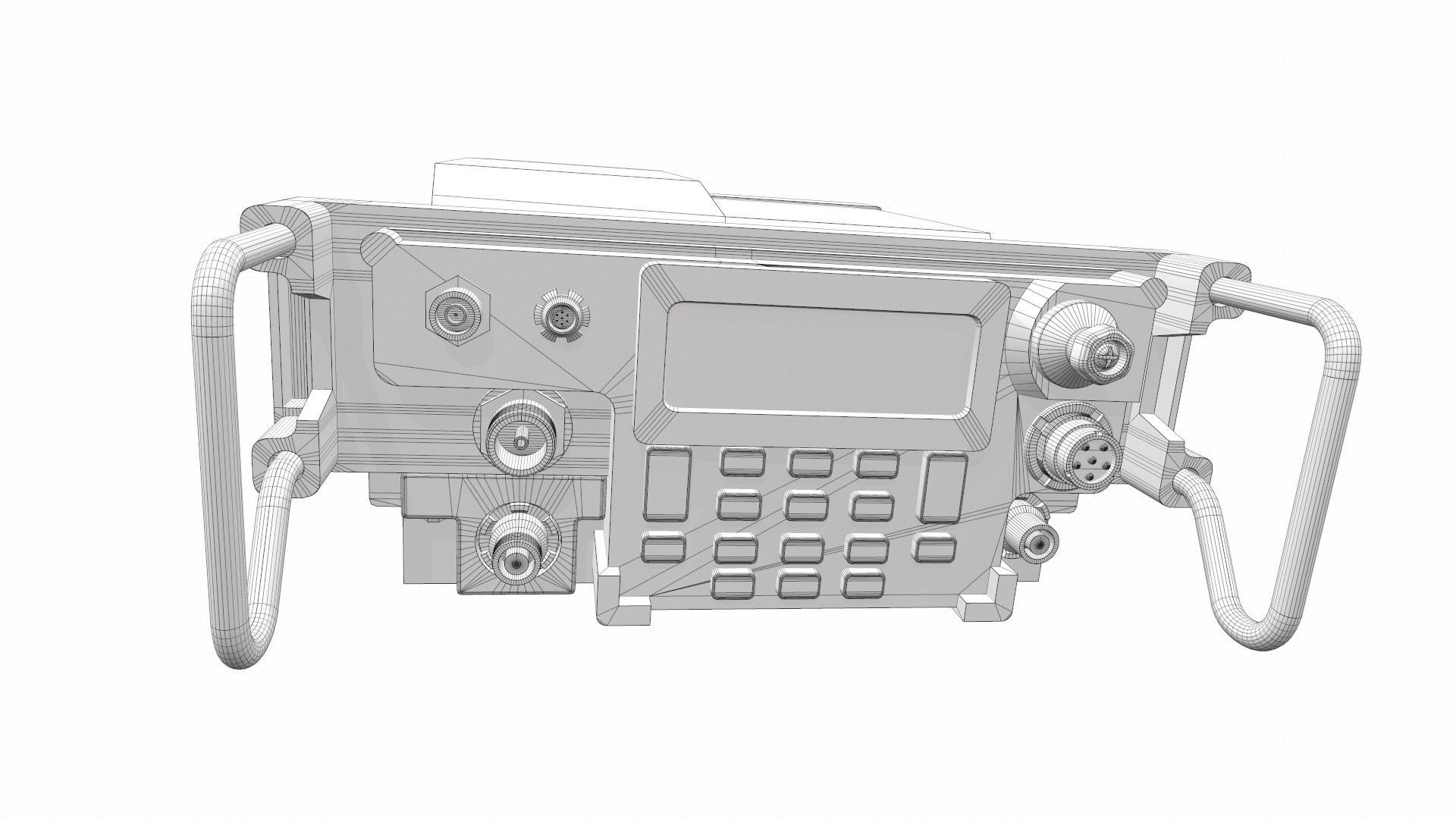 Radio military AN PRC-117G 3D model | CGTrader