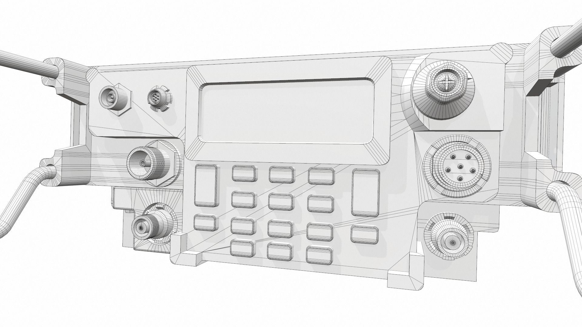 Radio military AN PRC-117G 3D model | CGTrader