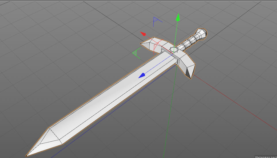 low-poly sword free VR / AR / low-poly 3D model rigged | CGTrader