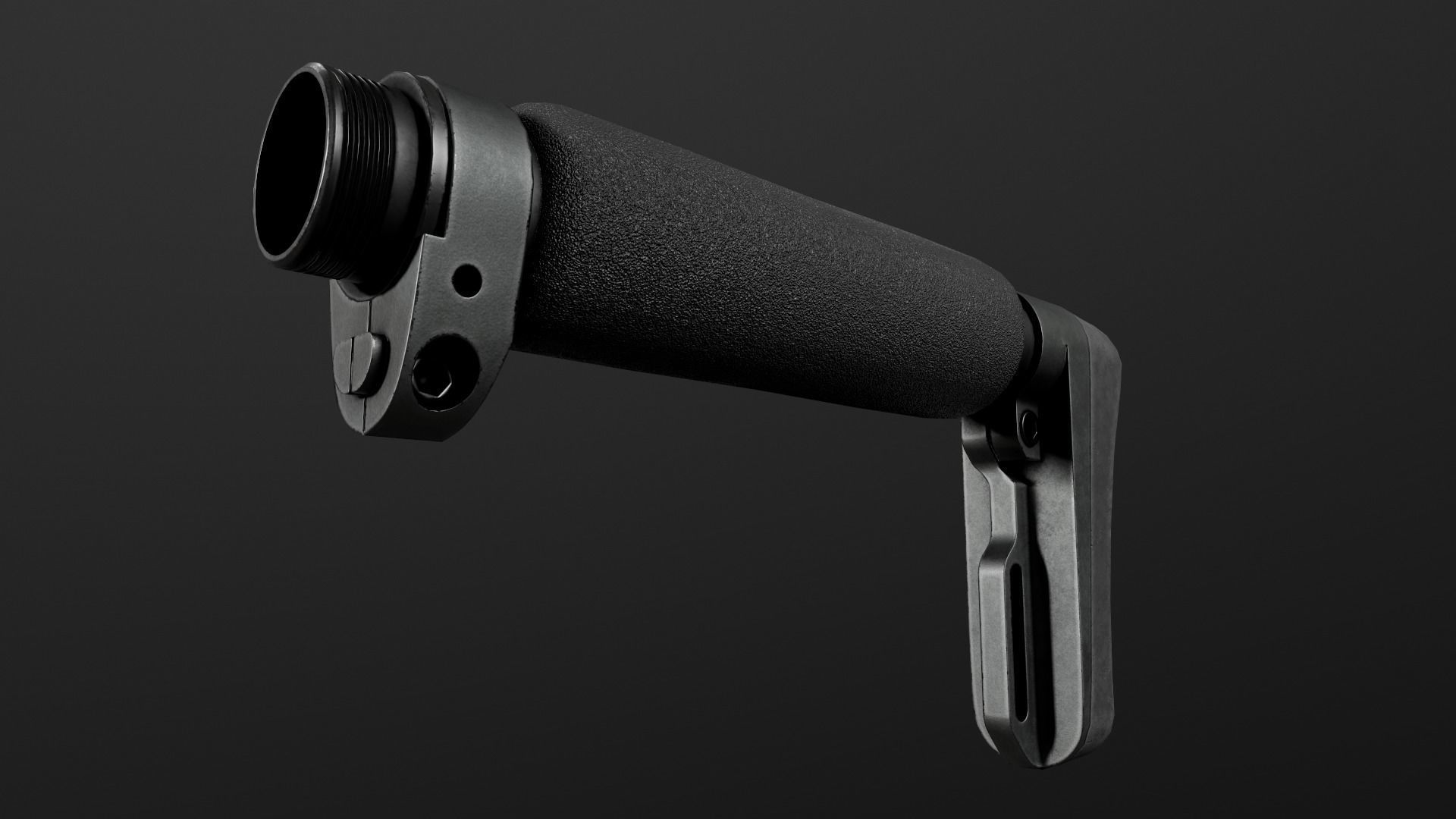 3D model ACE Ultra Lite AR15 Entry Length Stock VR / AR / low-poly ...