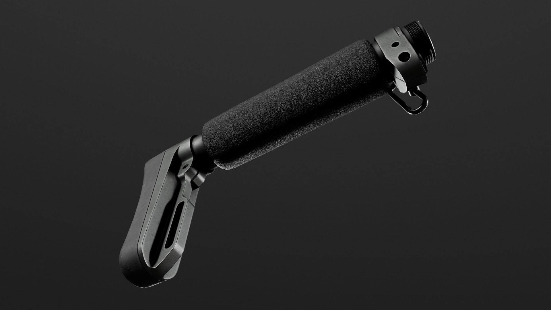 3D model ACE Ultra Lite AR15 Entry Length Stock VR / AR / low-poly ...