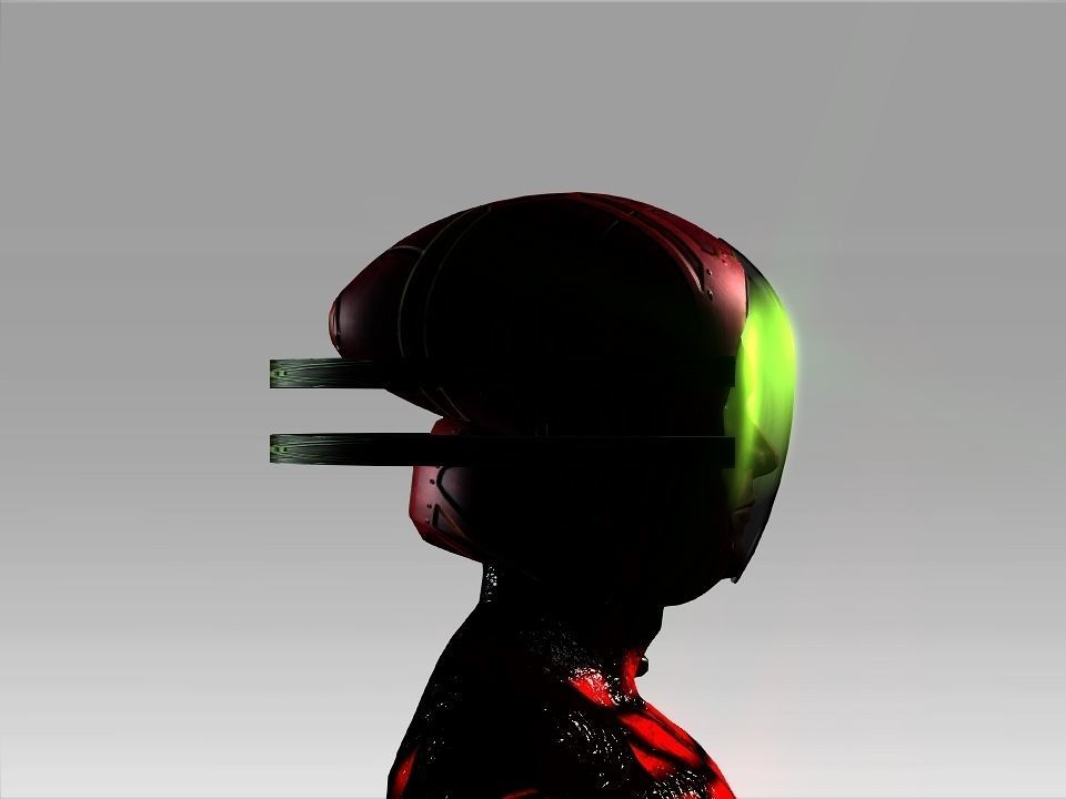 3D model Open Mask Tech Helmet VR / AR / low-poly animated | CGTrader