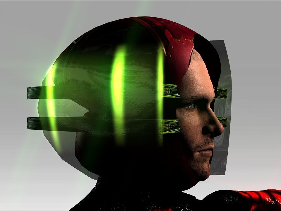 3D model Open Mask Tech Helmet VR / AR / low-poly animated | CGTrader