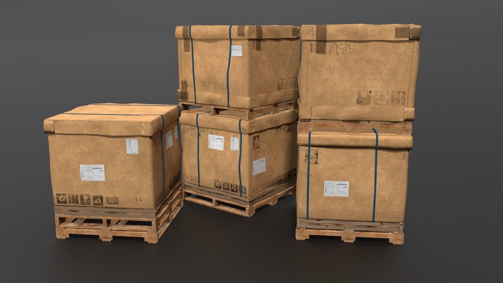 cardboard-box Cardboard Boxes 3D Model | CGTrader