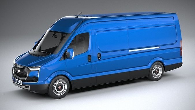 Generic Van Heavy 2020 3D model | CGTrader
