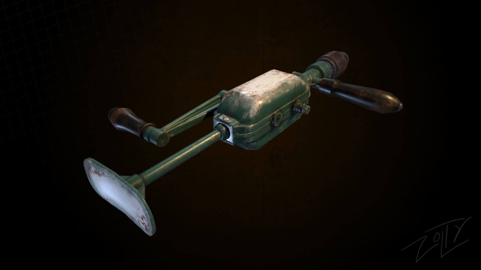 3D model Drill game ready and pbr texture VR / AR / low-poly | CGTrader