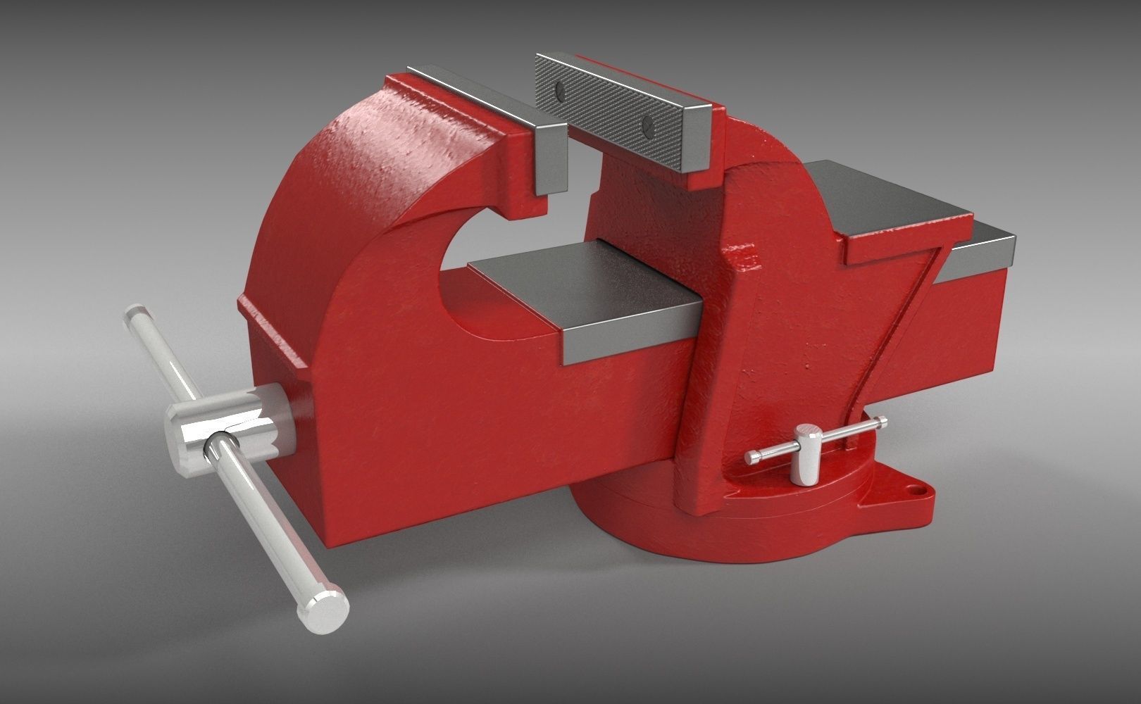 A Red Vice 3D model rigged | CGTrader