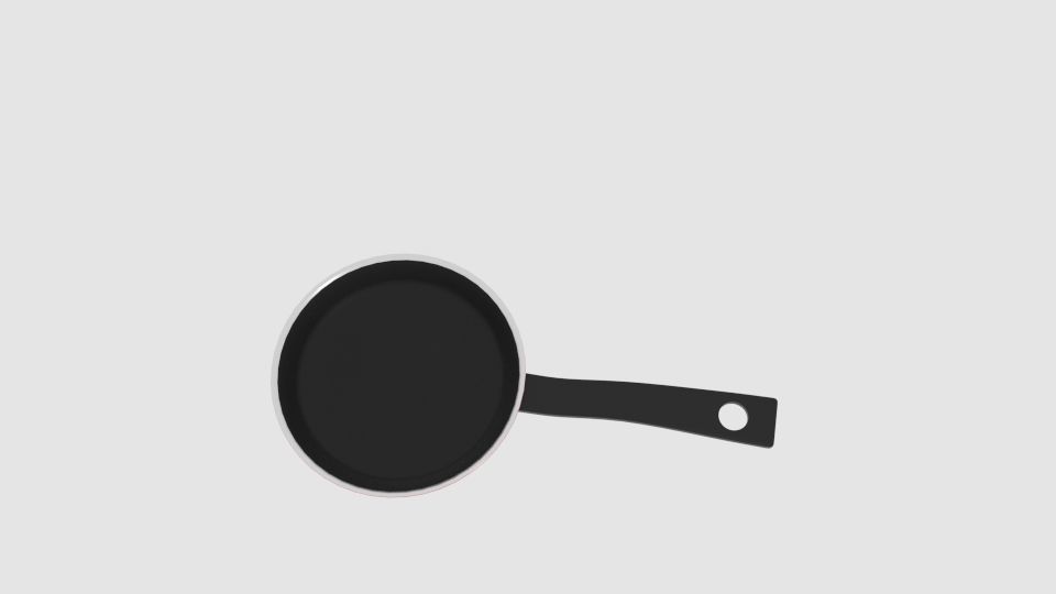 3D model Curve Frying Pan VR / AR / low-poly | CGTrader