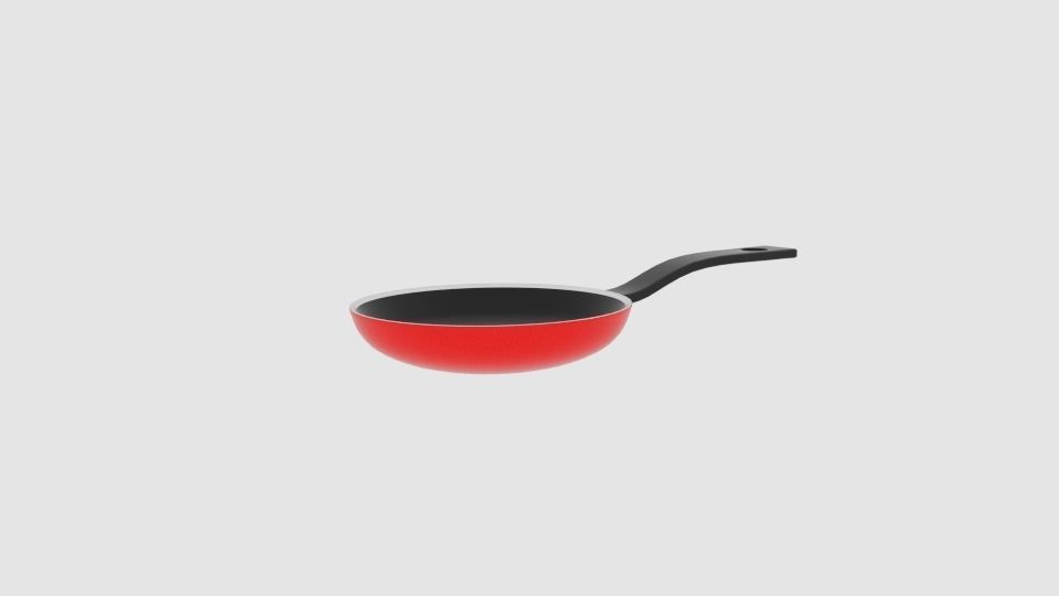 3D model Curve Frying Pan VR / AR / low-poly | CGTrader