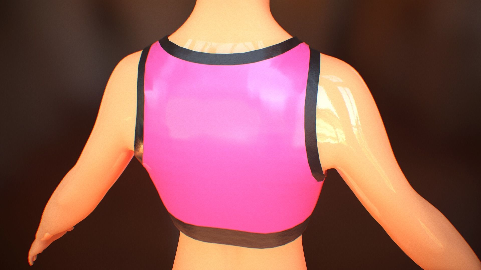 3D model Sexy Sport Bra VR / AR / low-poly | CGTrader