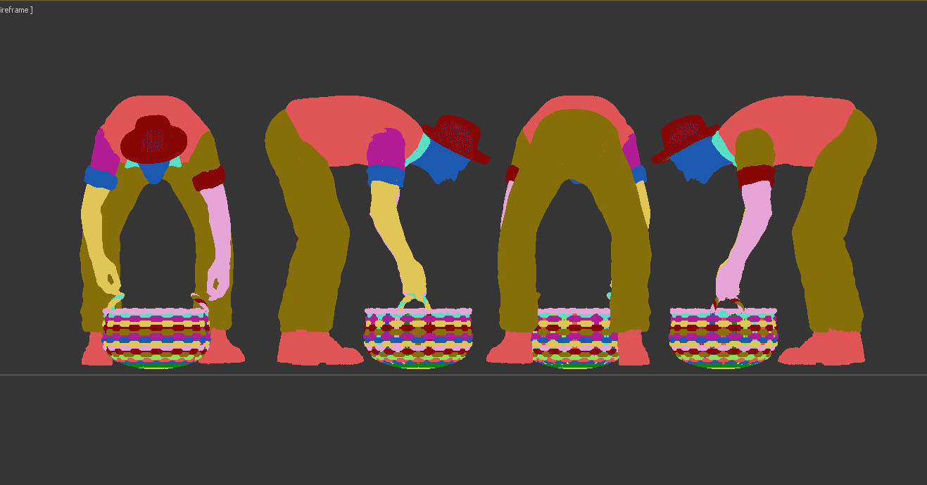working people 3D model 3D printable | CGTrader
