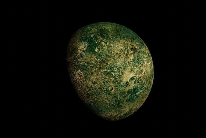 Alien Moon Planet Sci-Fi Fantasy 3D model | CGTrader