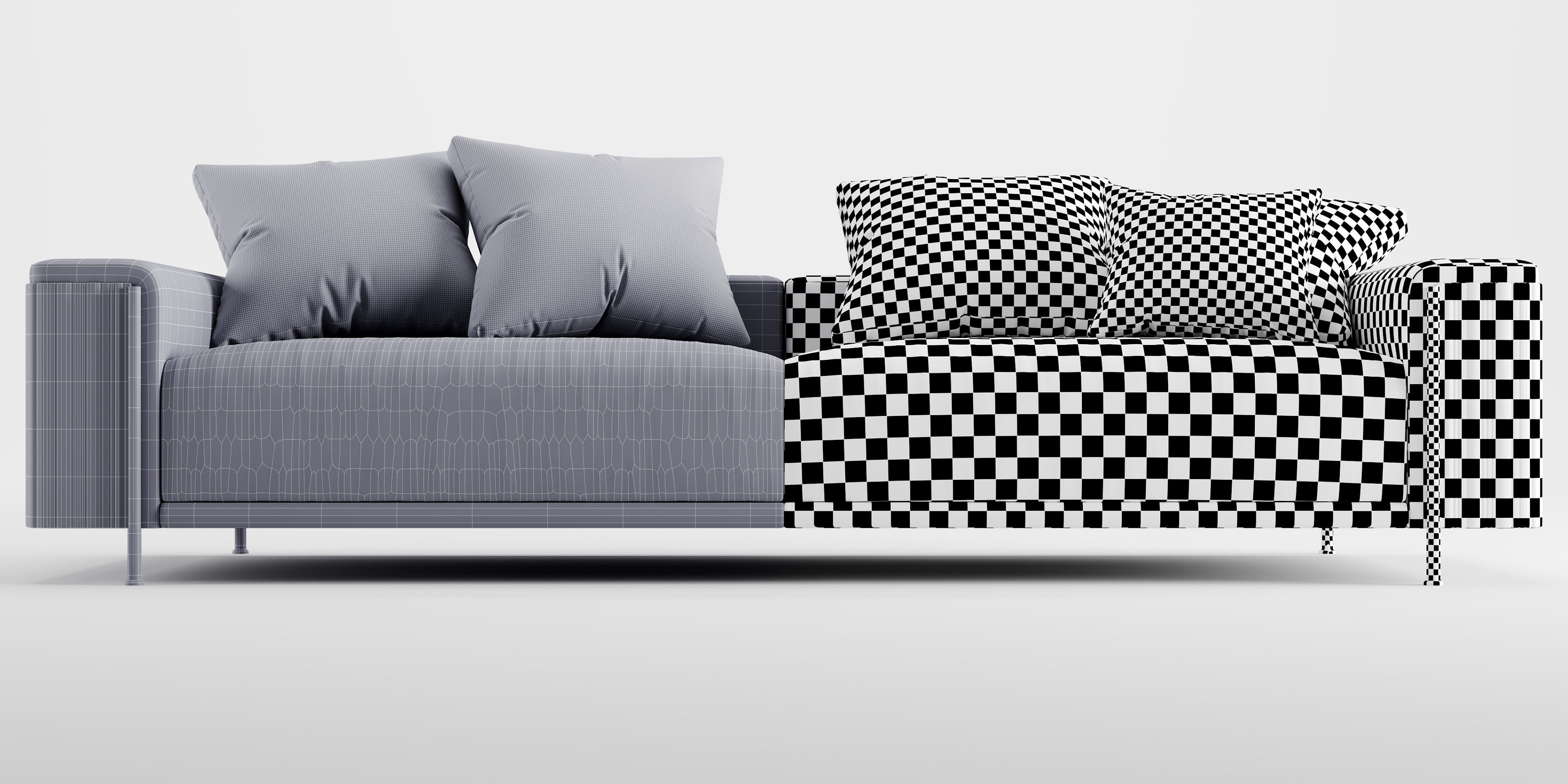 3D model DEVEN SOFA VR / AR / low-poly | CGTrader