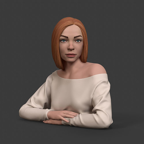 Girl W 3D print model 3D model 3D printable | CGTrader
