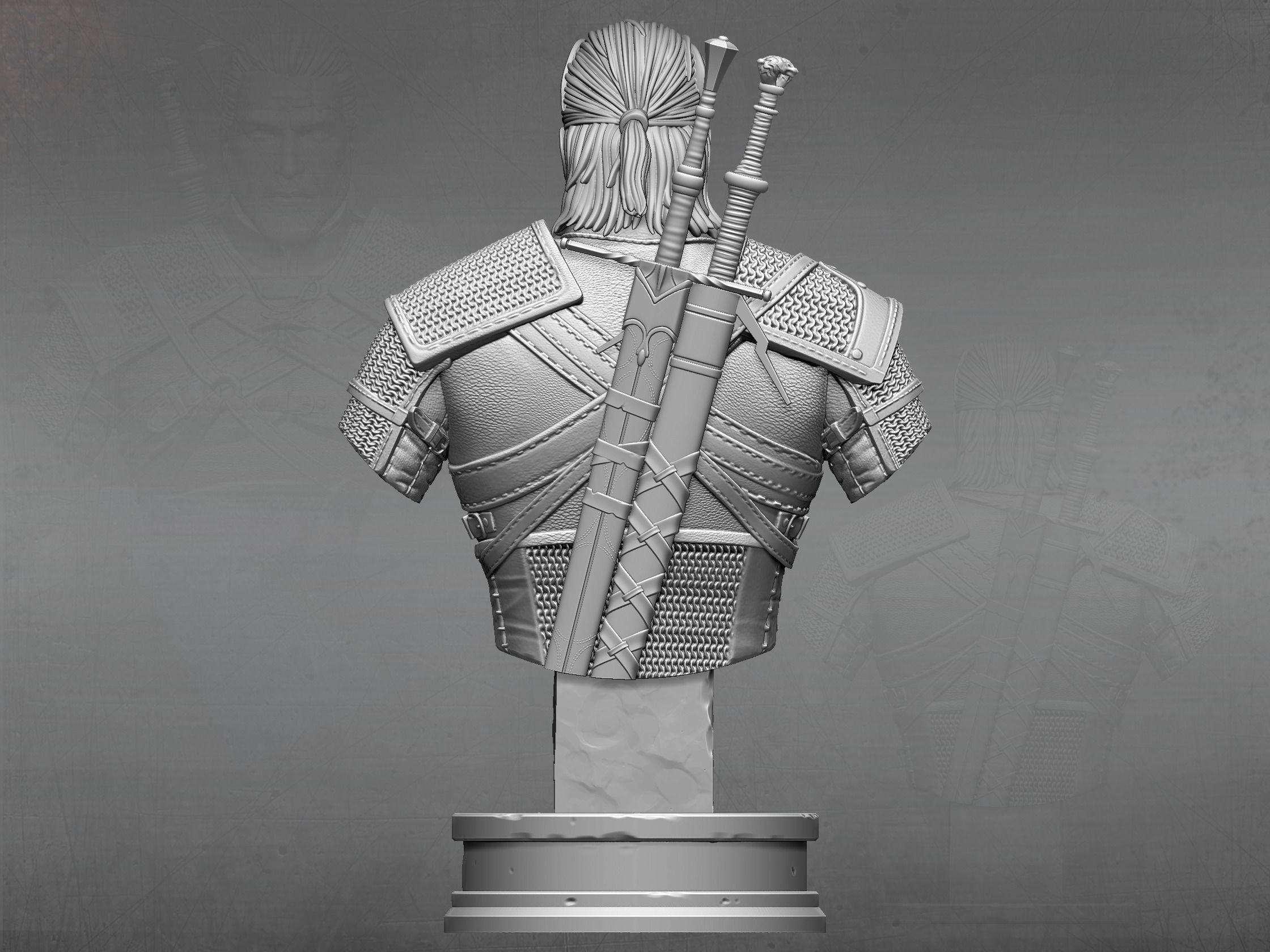 Witcher 3D model 3D printable | CGTrader