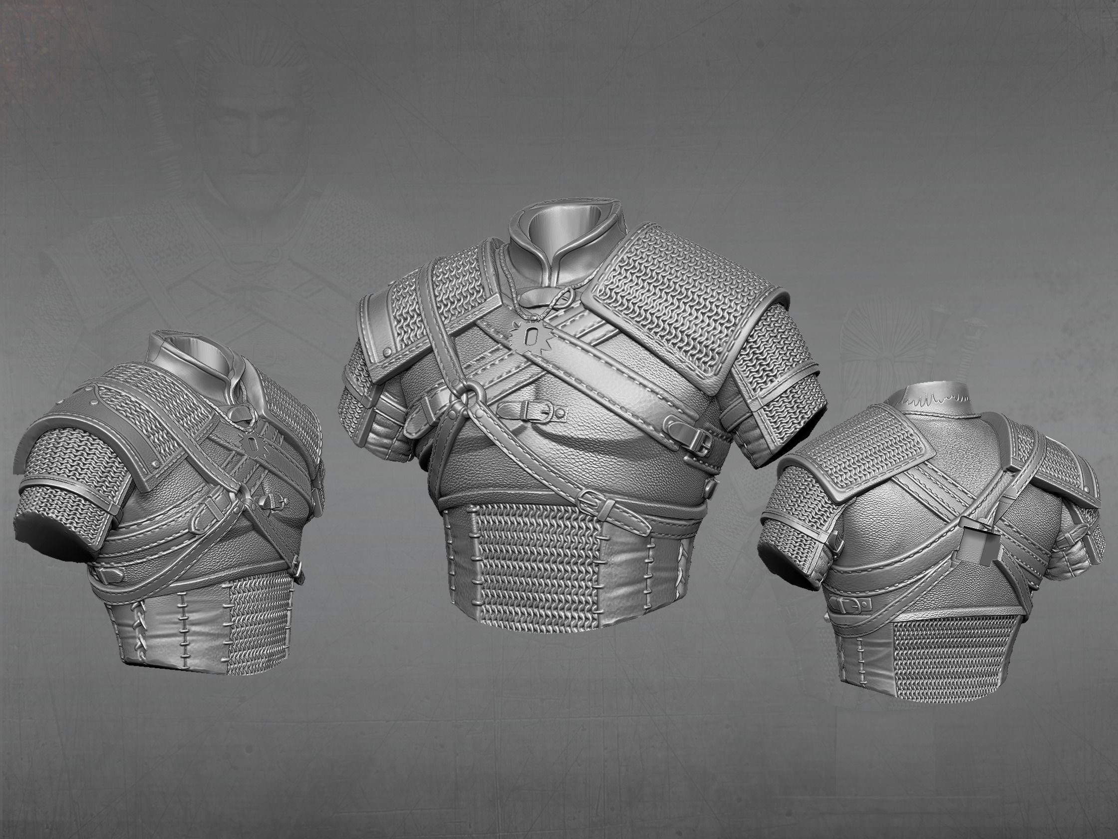 Witcher 3D model 3D printable | CGTrader