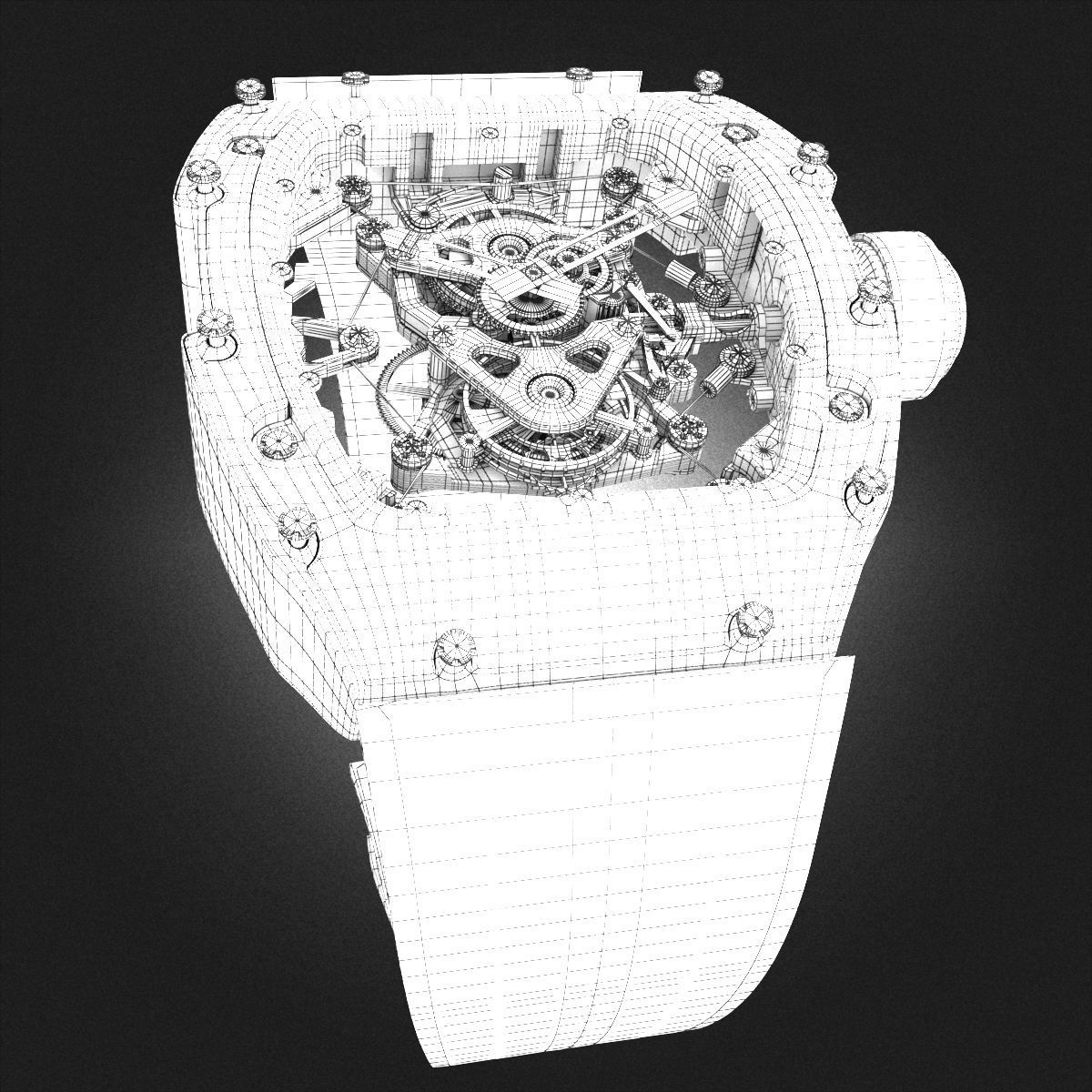 Richard Mille RM 56-02 Sapphire Watch 3D model | CGTrader