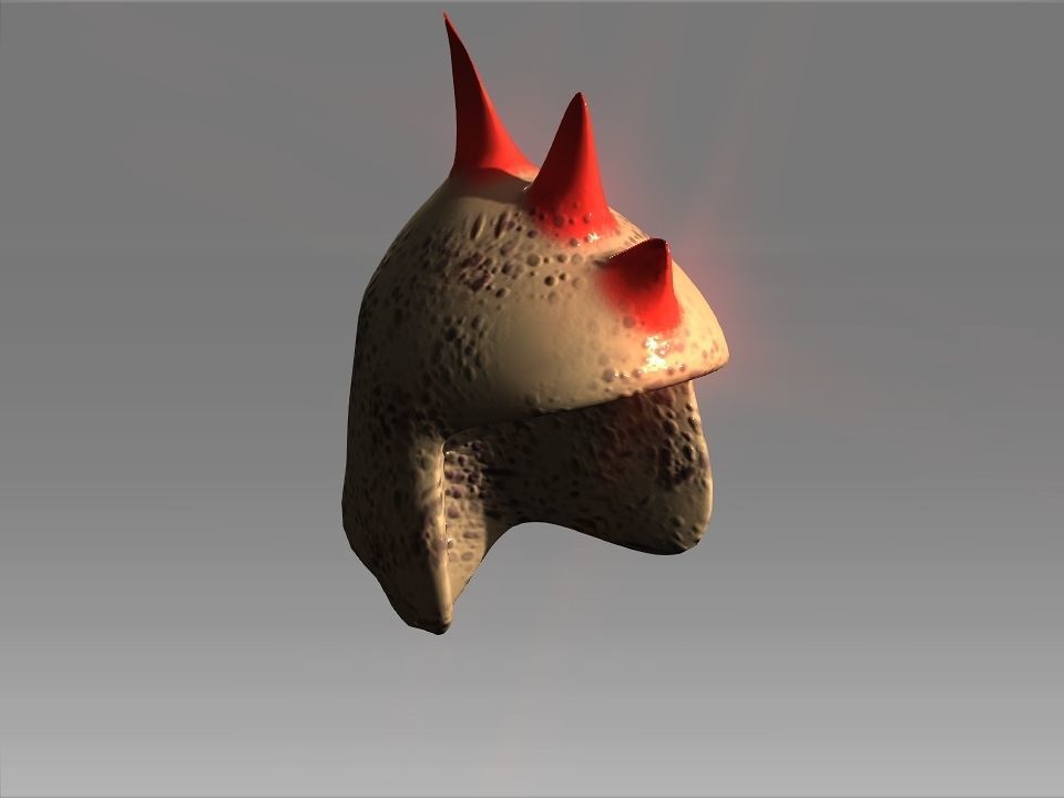3D model Desert Giant Lizard Helmet VR / AR / low-poly | CGTrader