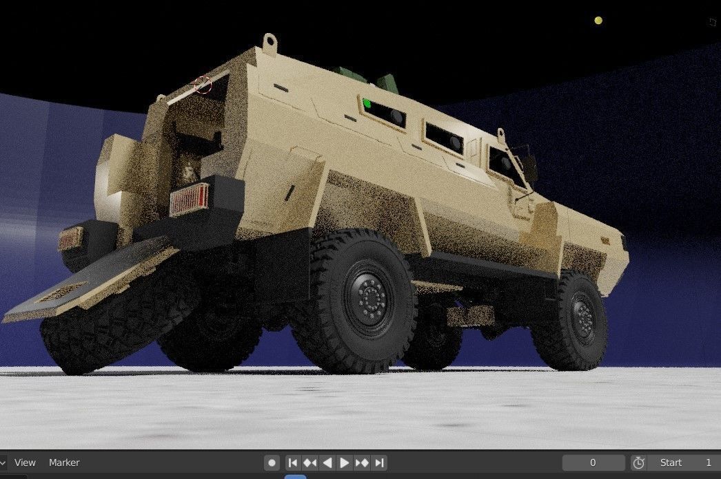 Tufan 4x4 MRAP Azerbaijan defense 3D model | CGTrader