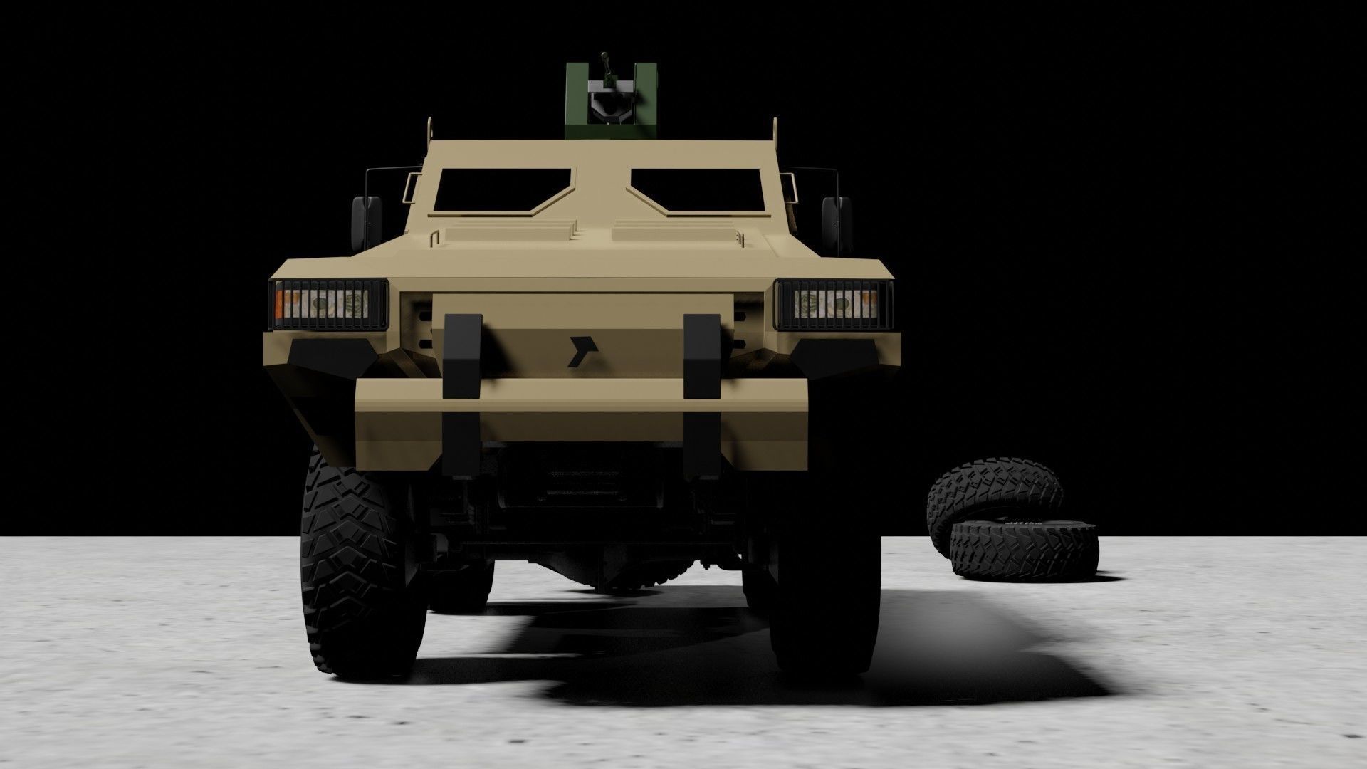 Tufan 4x4 MRAP Azerbaijan defense 3D model | CGTrader