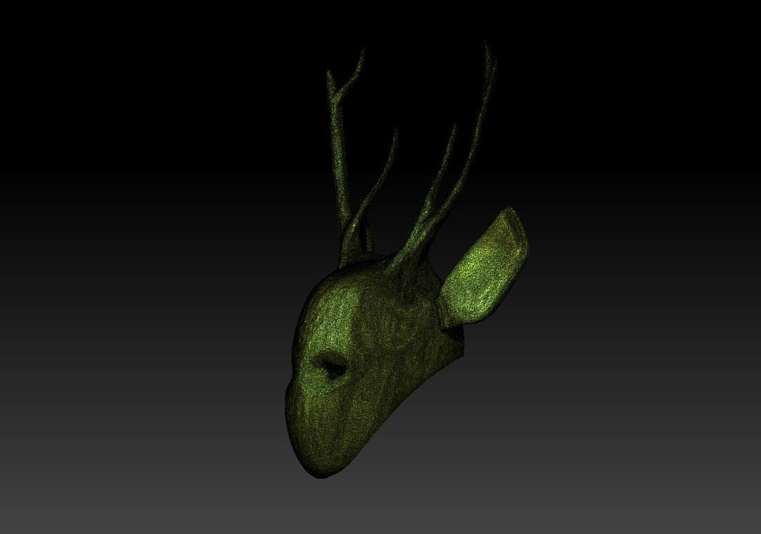 Witch mask 3d model 3D model 3D printable | CGTrader