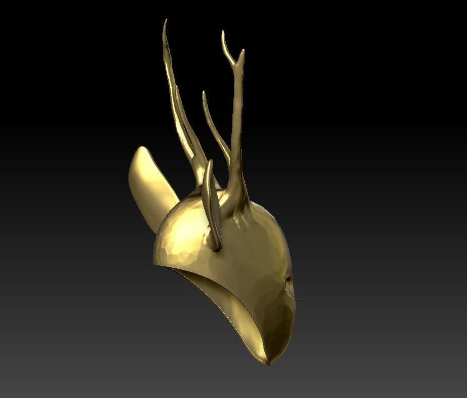 Witch mask 3d model 3D model 3D printable | CGTrader