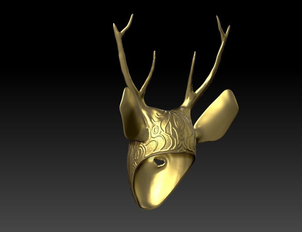 Witch mask 3d model 3D model 3D printable | CGTrader