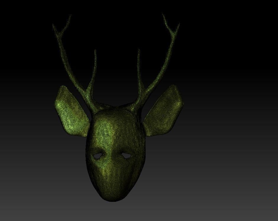 Witch mask 3d model 3D model 3D printable | CGTrader