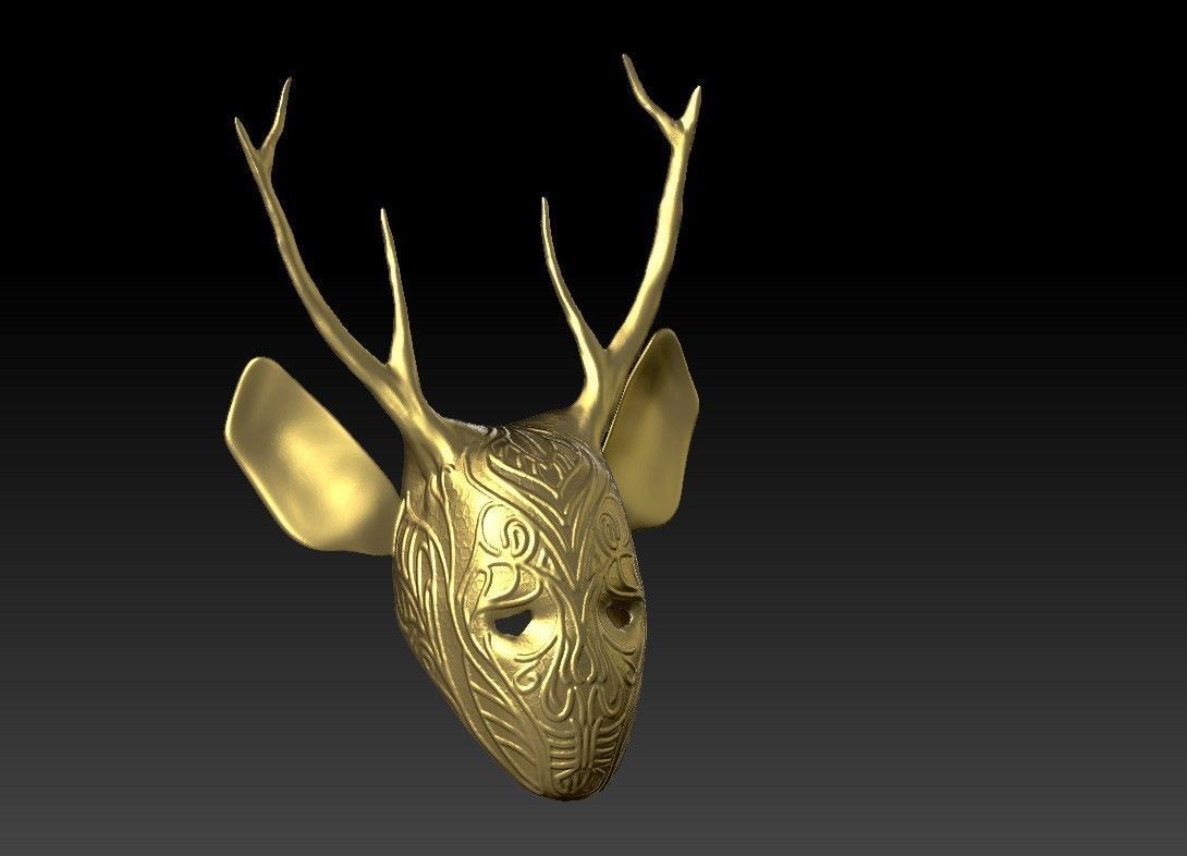 Witch mask 3d model 3D model 3D printable | CGTrader