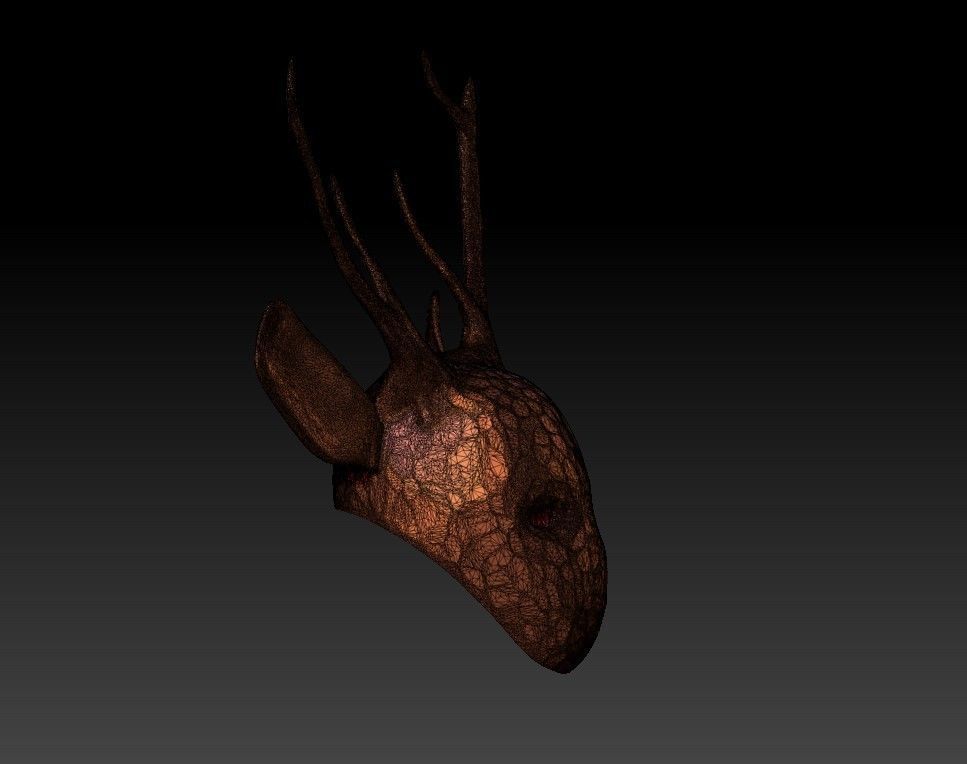 Witch mask 3d model 3D model 3D printable | CGTrader